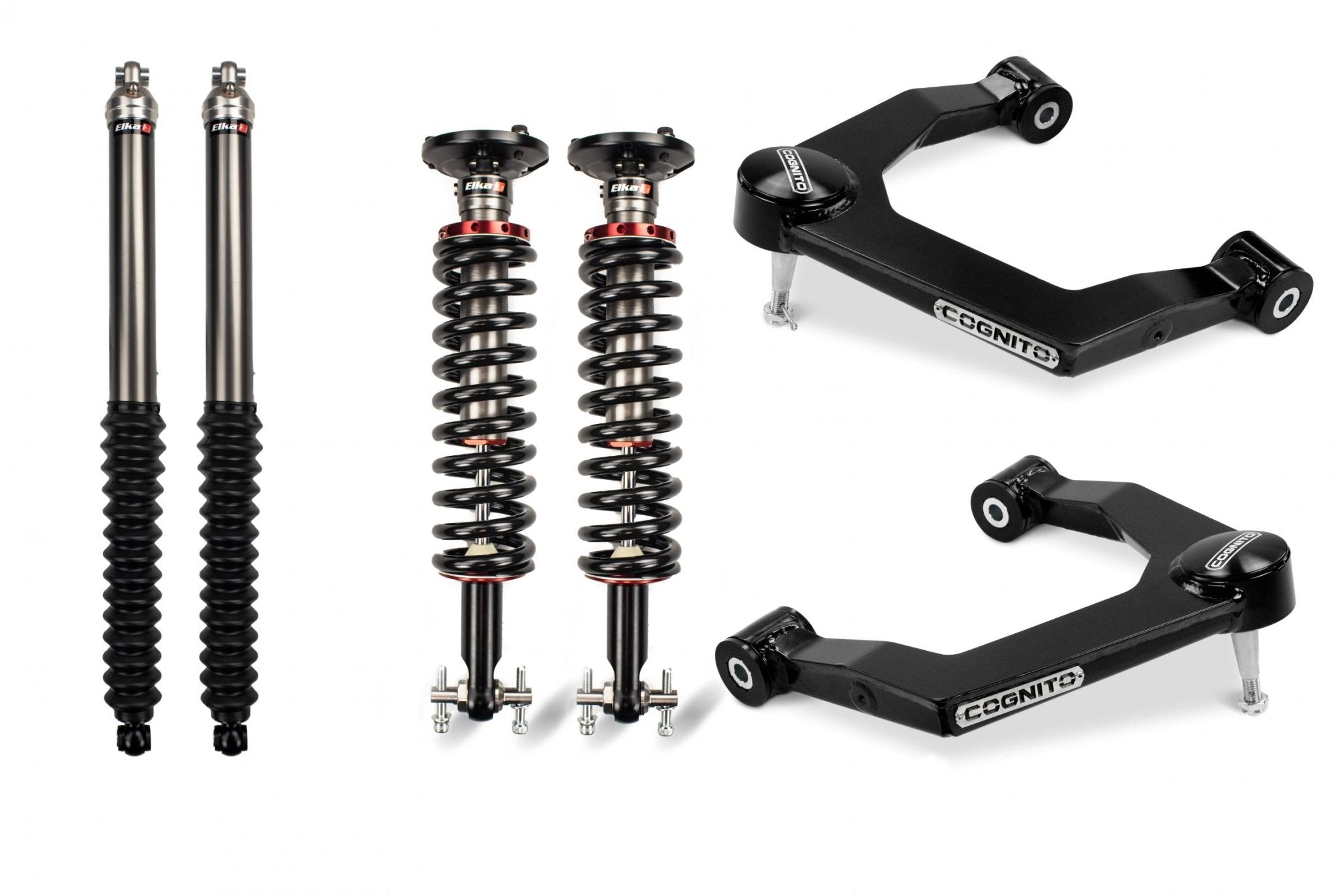 Cognito 1 Inch Performance Leveling Kit With Elka 20 Ifp Shocks For 1