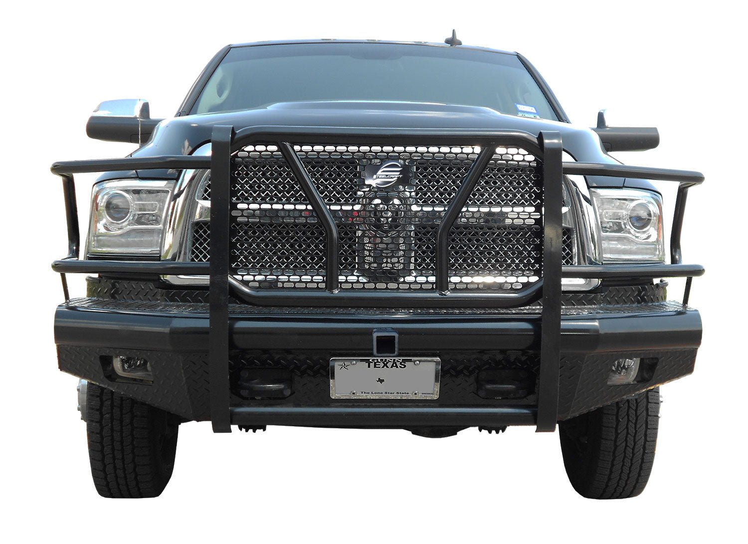 Steelcraft HD Front Bumper Brush Guard With Receiver Fits 2010-2018 Ra ...